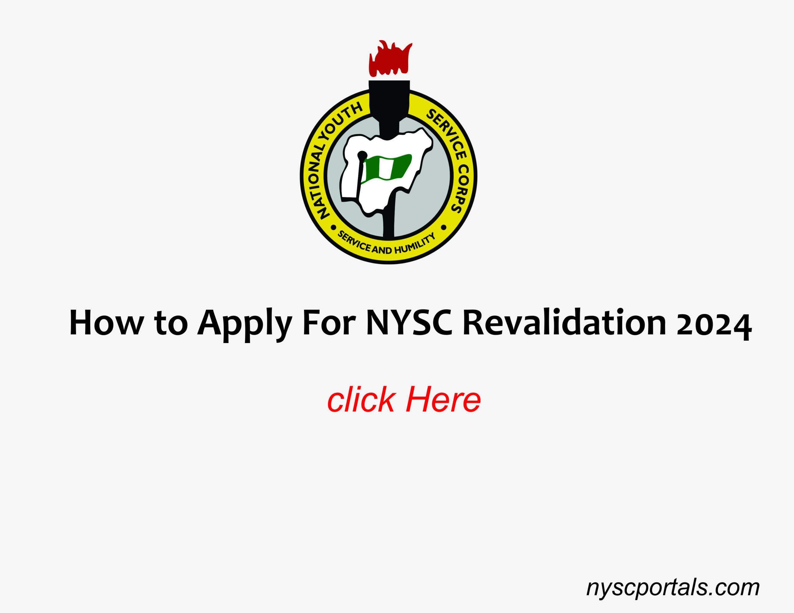 How to Apply For NYSC Revalidation 2024