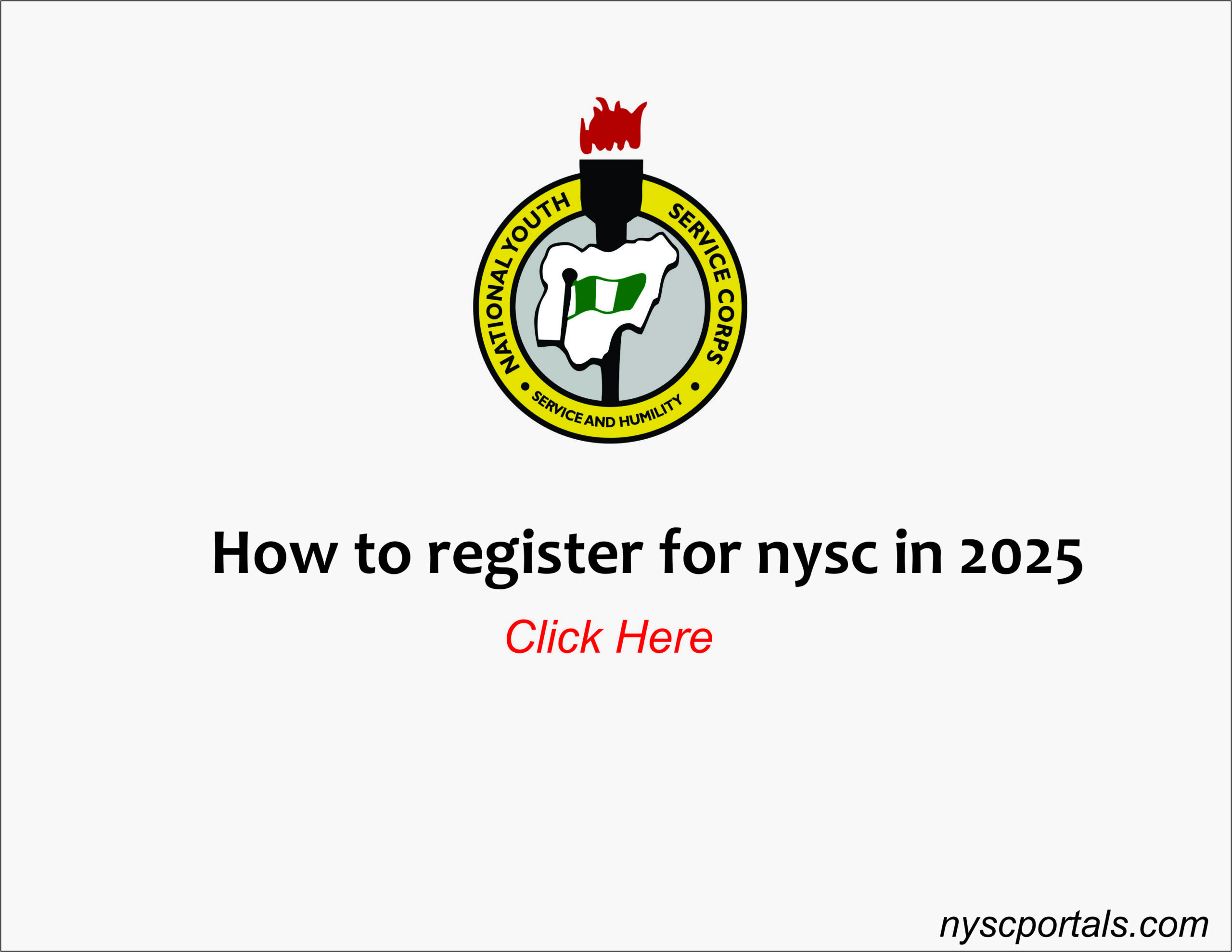 How to register for nysc in 2025