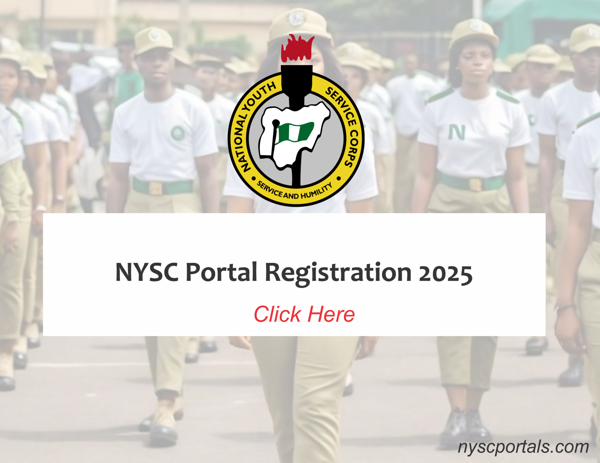 NYSC Portal Registration 2025