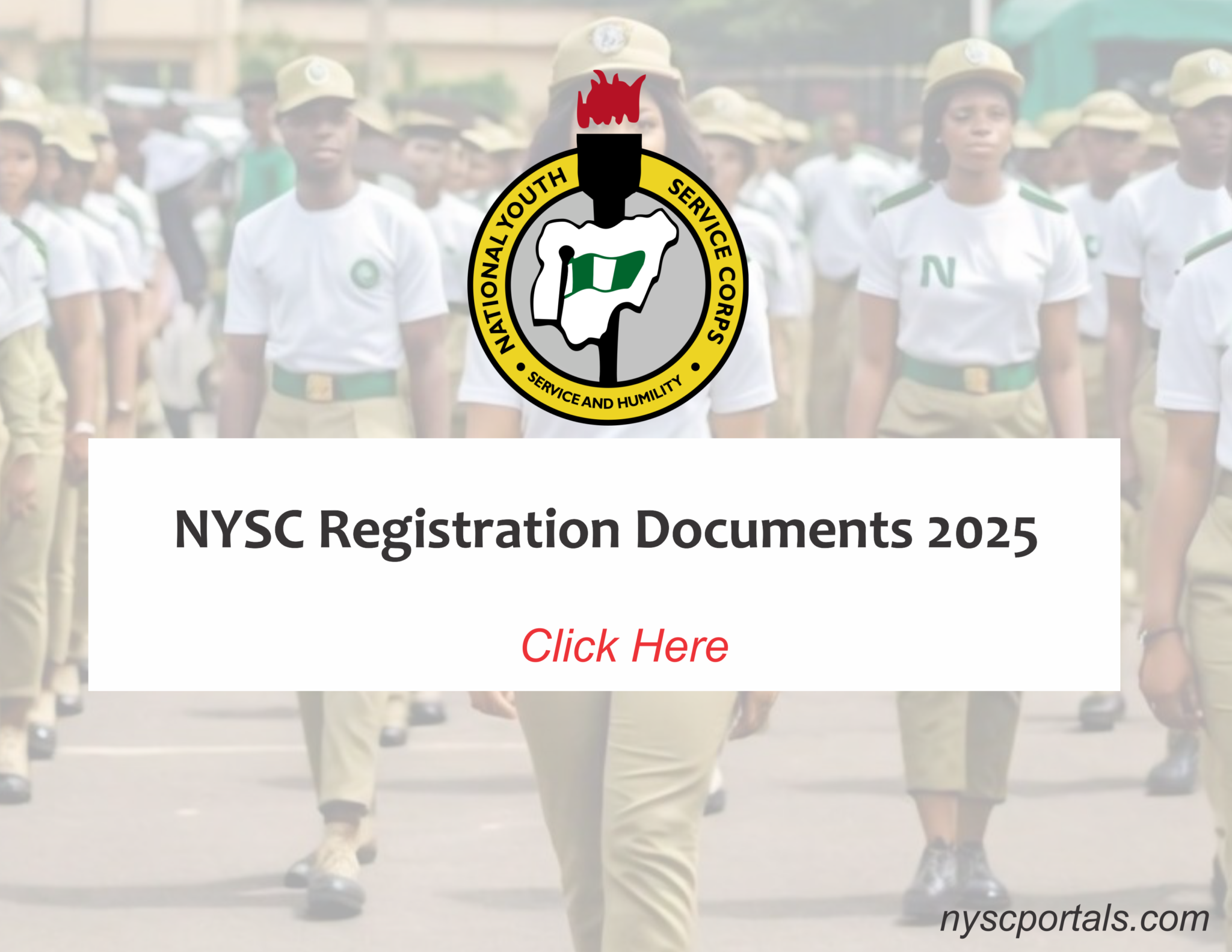 NYSC Registration Documents 2025
